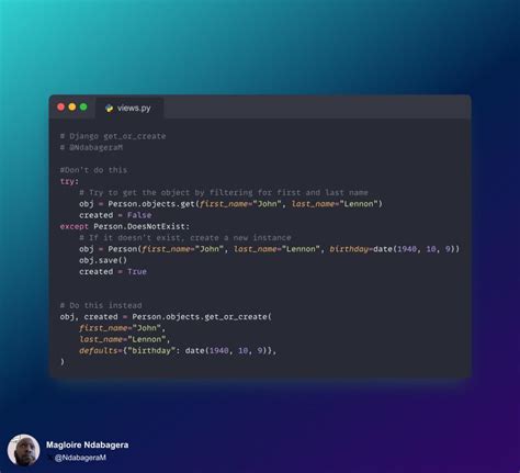 magloire ndabagera on linkedin django python webdevelopment