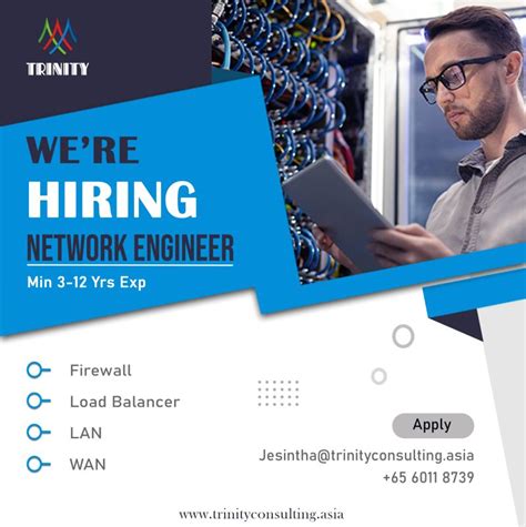Trinity Consulting Services “trinity” On Linkedin Hiring Networkengineer Singapore