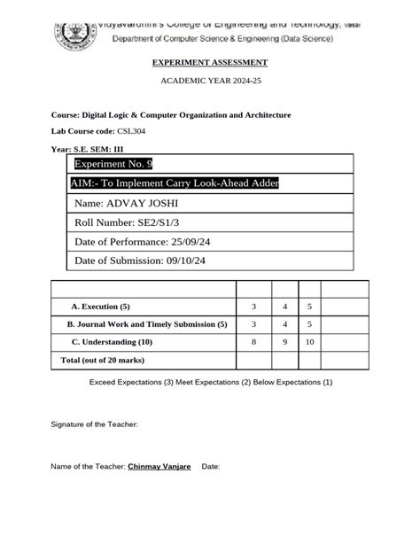 Experiment 9 Pdf Logic Gate Mathematics