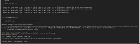 FATAL ERROR CALL AND RETRY LAST Allocation Failed Process Out Of Memory Issue