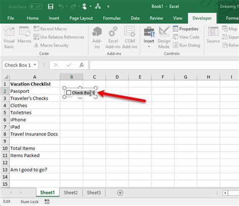 how to create a checklist in microsoft excel microsoft excel tutorial excel tutorials
