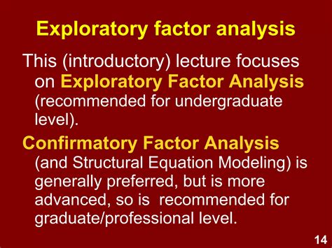 Exploratory Factor Analysis Odp Science
