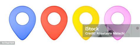 3d 렌더링 맵 핀 또는 위치 지점 최소 아이콘은 흰색 배경 벡터 일러스트레이션에서 격리됩니다 도시에 대한 스톡 벡터 아트 및