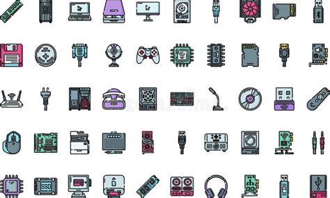 Hardware Icons High Quality Vector Icons Collection With Editable Stroke Ideal For Professional