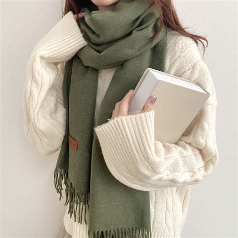 4만개돌파선물용추천 고퀄리티 소프트 무지 수술 숄 커플 롱 목도리 머플러 14color