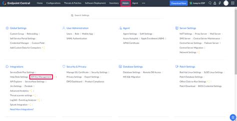 Integrate Endpoint Central Manageengine Pam360