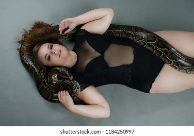 Naked Woman Python Images Stock Photos Vectors Shutterstock