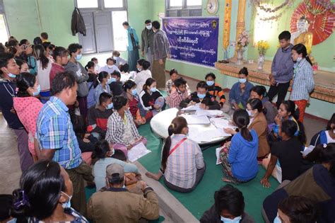 အောင်မြေသာစံမြို့နယ်တွင် ပန်းခင်းစီမံချက်ဖြင့် လူဦးရေအိမ်ထောင်စုစာရင်းမ