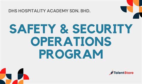 Safety And Security Operations Program Talentstore