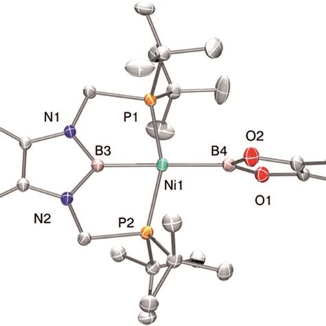 Molecular Structure Of 3 H Atoms Omitted For Clarity Thermal