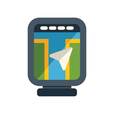 Gps Navigation Device Displaying Location On Digital Map With Cursor Vector Art At Vecteezy