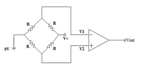 Wheatstone Bridge Amplifier Schematic Diagram