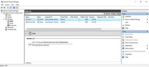 Add ‘available Storage To Cluster Shared Volume Vbitsbytes