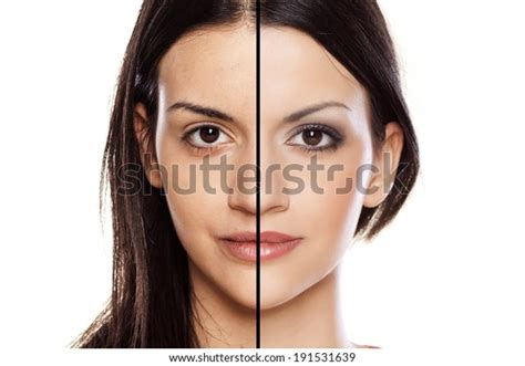 ภาพ ภาพสตอก วตถ มตและเวกเตอรเกยวกบ Side by side comparison face รายการ Shutterstock