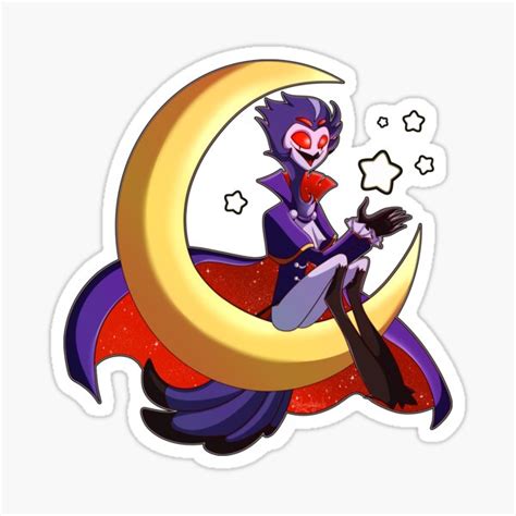Helluva Boss Stolas Sticker For Sale By Sofua Redbubble