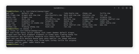 Using Cowsay Linux Command Like A Pro