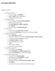 How To Create A Starter GPO For DNS Settings Course Hero