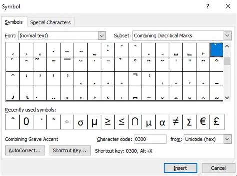 ` grave accent symbol text meaning type on keyboard copy and paste