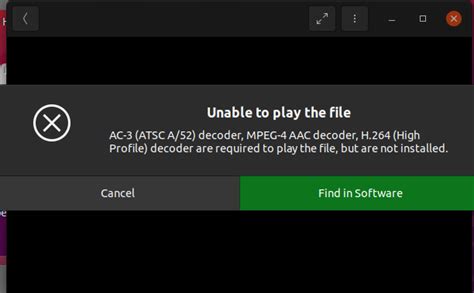 vlc unable to play video on ubuntu 21 ac 3 atsc a 52 decoder mpeg
