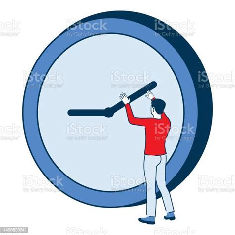 시간 관리의 다양한 활동에 있는 사람들과 함께하는 시간 관리 개념 그림 벡터 그림 Eps10 개념에 대한 스톡 벡터 아트 및 기타 이미지 Istock