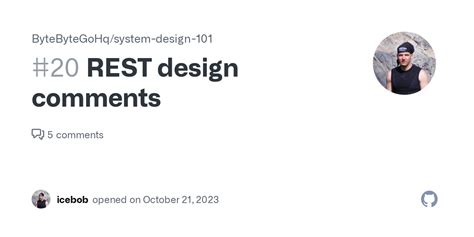 Rest Design Comments · Issue 20 · Bytebytegohq System Design 101 · Github