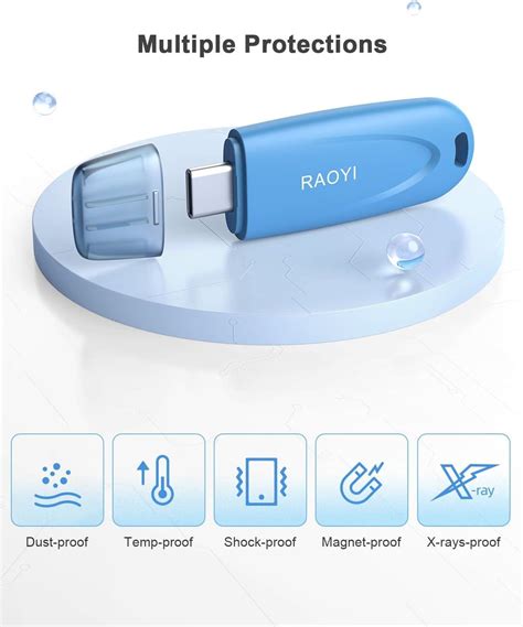 RAOYI GB Type C Flash Drive USB USB C Flash Drive Type C Thumb Drive Portable Memory Stick