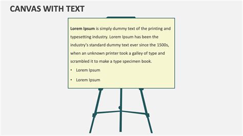 Canvas With Text PowerPoint And Google Slides Template PPT Slides