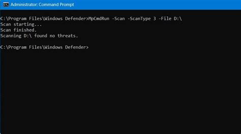 How To Use Windows Defender From The Command Prompt Make Tech Easier