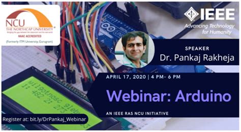 Webinar On Arduino The NorthCap University Webinar On Arduino The NorthCap University