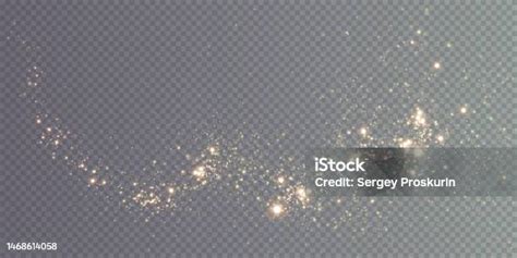 크리스마스 배경 파우더 더스트 라이트 Png입니다 마법의 빛나는 금 먼지 미세하고 반짝이는 먼지 보케 입자가 약간 떨어집니다 환상적인 쉬머 효과 벡터 일러스트 레이터 색종이