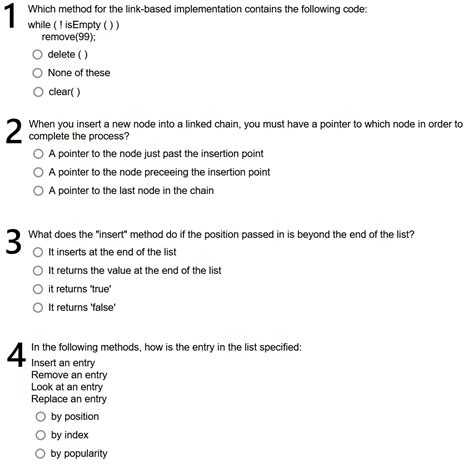 Solved Data Structure Chapter 8 9 Lists And Chegg