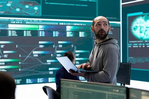 Premium Photo Hackers Team Engaging In Governmental Espionage And