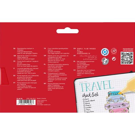 Faber Castell ჰაილაითერების ნაკრები 8ც პასტელური ფერები Veli Store