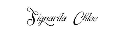 Chloe In Cursive