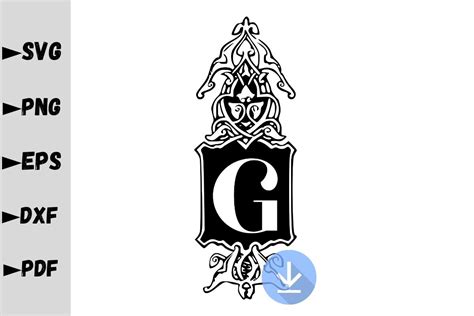 Monogram Letter G Monogram Svg Graphic By Jada Boutique Design · Creative Fabrica