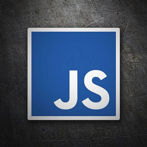 Pegatina Javascript Logo