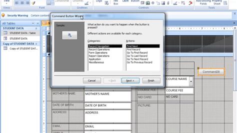 How To Create Search Button In Microsoft Access 2017 Button Create