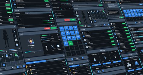 Ultimate Dark Gui Pro Kit Complete Ui Psd Sources 2d Gui Unity Asset Store