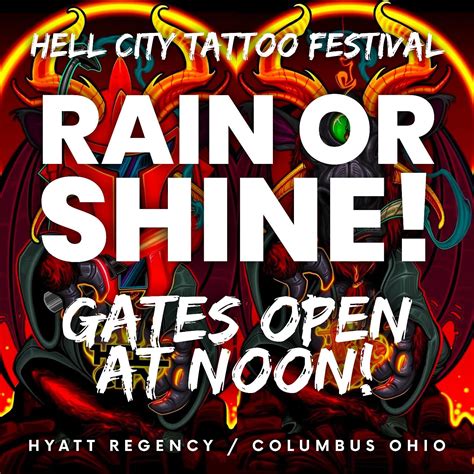 Hell Hell City Tattoo Fest Starts At Noon Thats Right Hellcity
