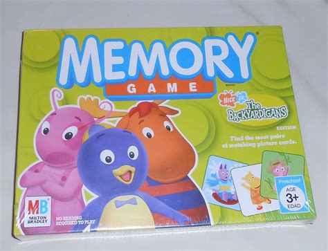 2005 Nick Jr The Backyardigans Memory Game Milton Bradley Sealed Box