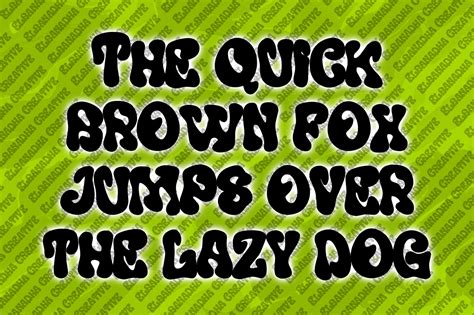 Distortion Display Typeface Font Elbanadha Creative