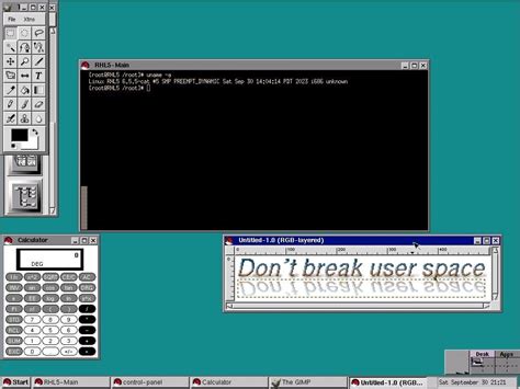 don t break userspace red hat linux 5 0 hurricane from 1997