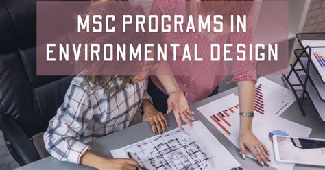 2025 Msc Programs In Environmental Design And Engineering Archova Visuals