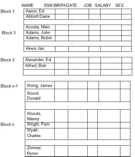 bisql laymen to sql developer 18 record storage and primary file