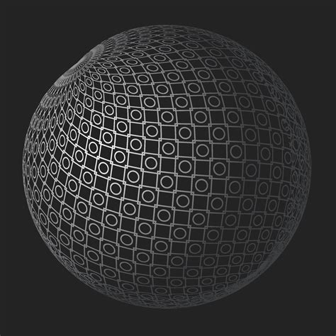 3d Sphere Mesh Grid Ball Or Sphere In Grid Of Line 3d Abstract Object In Wireframe Of Lines