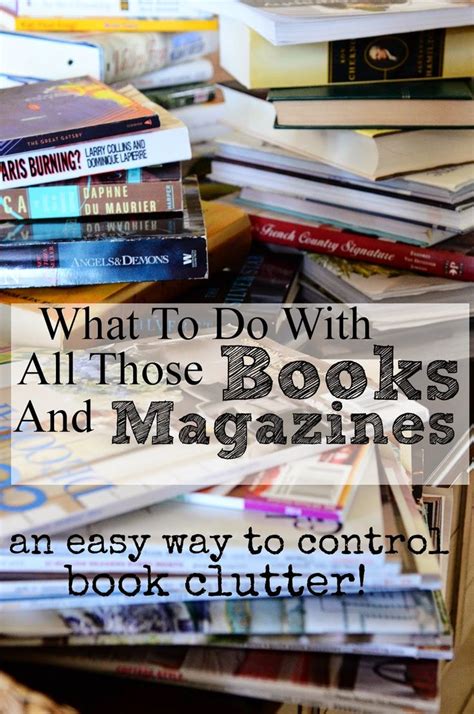 Declutter Your Books And Magazines