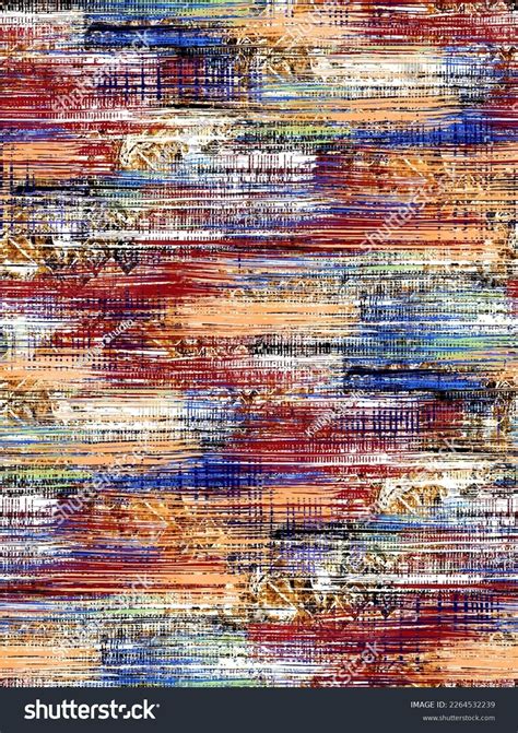Abstract Seamless Pattern Stripes Illustration Stock Illustration 2264532239 Shutterstock In