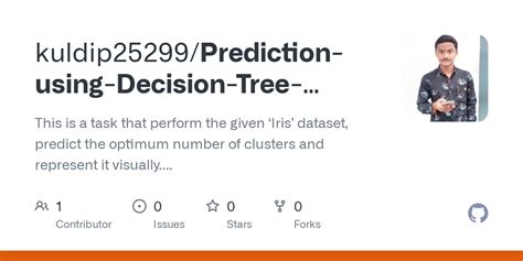 Github Kuldip25299prediction Using Decision Tree Algorithm This Is A Task That Perform The