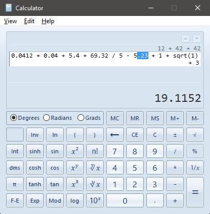 Bring Back History Editing Issue Microsoft Calculator GitHub