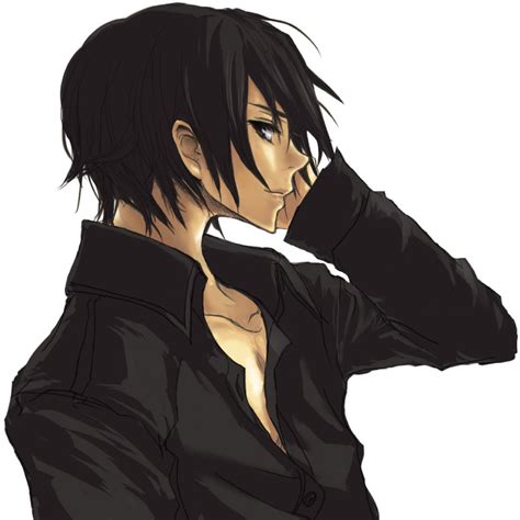 Брюнет аниме арт Zefirkaclub фото и картинки